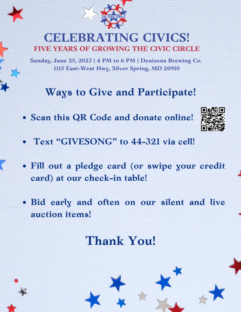 The “Celebrating Civics” Program is Here!
