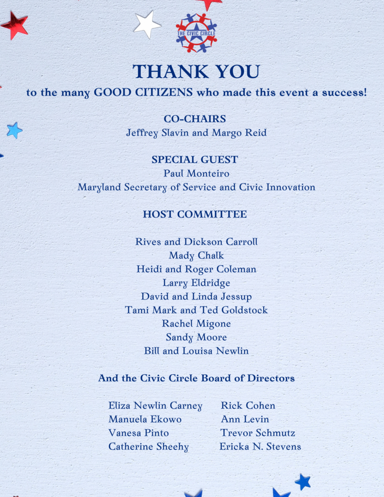 The “Celebrating Civics” Program is Here!