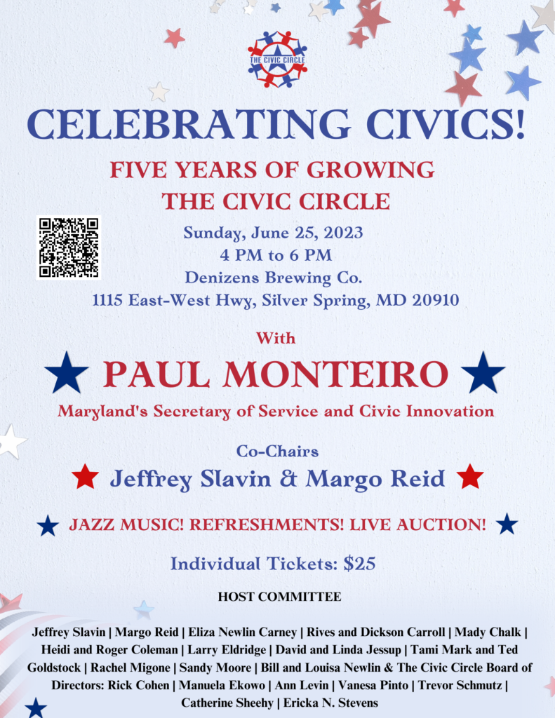 Join The Civic Circle on June 25 for Celebrating Civics!